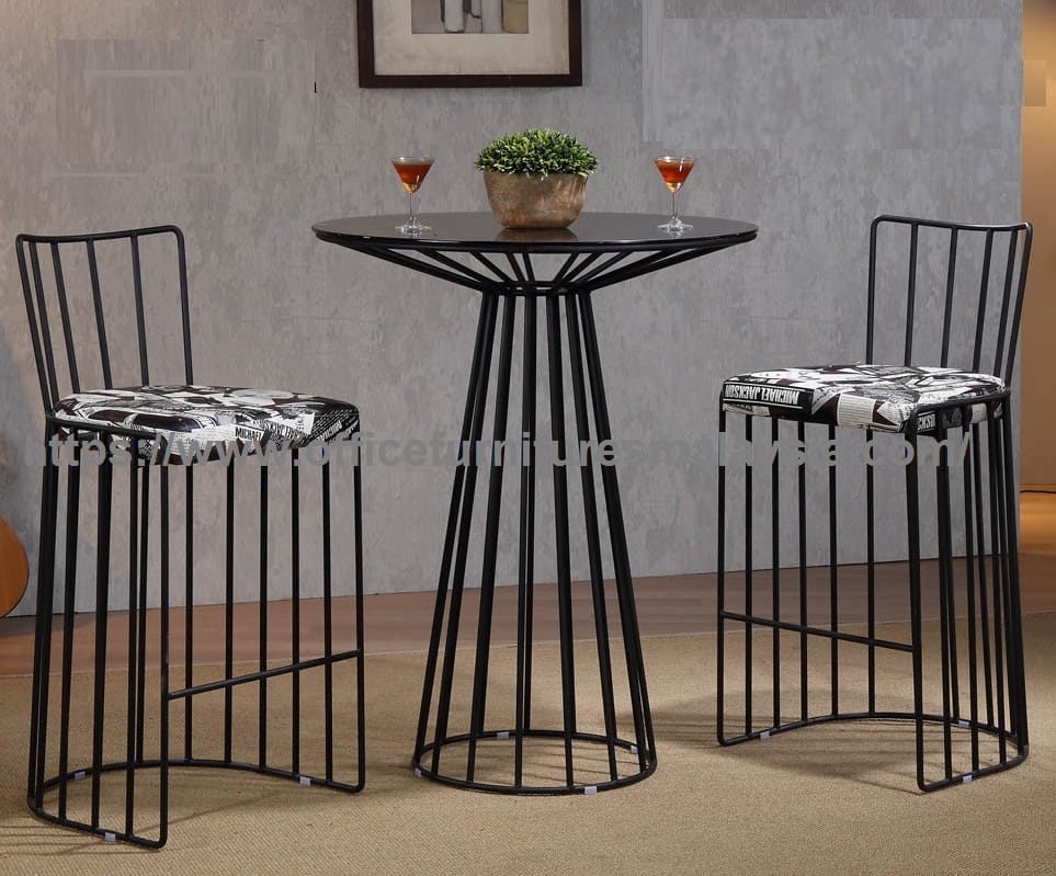 Stylish Fashion Bar Stool YGBS11041BX2 | Office Furnitures Malaysia
