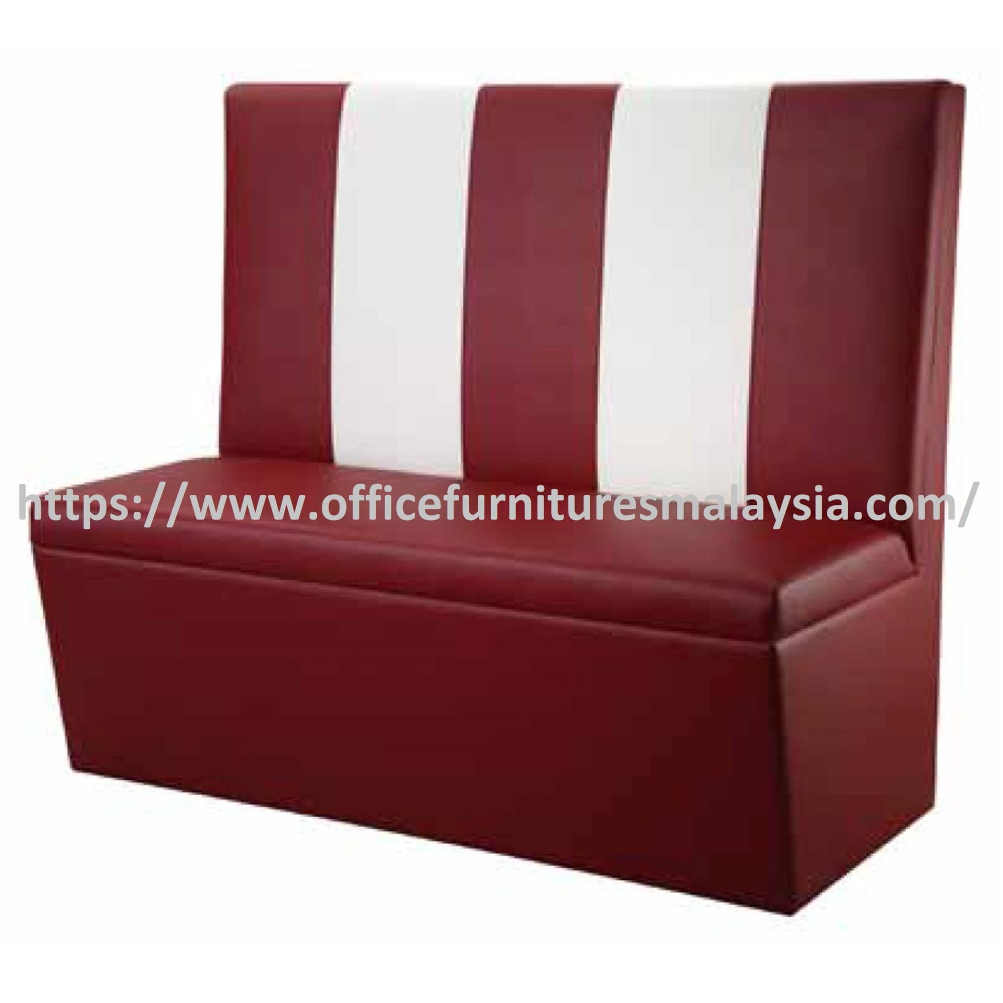 Booth Seating Double Side ZDCR002B | Office Furnitures Malaysia