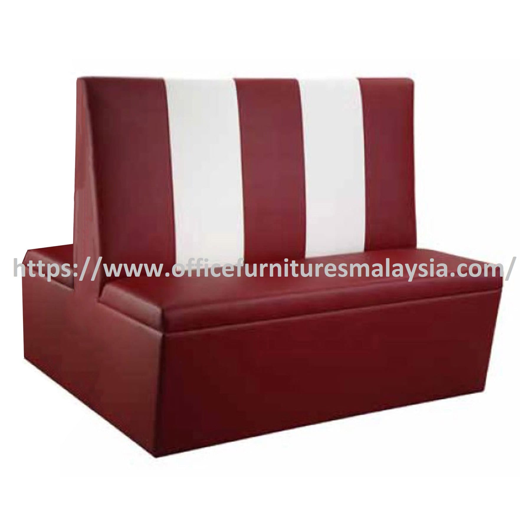 Booth Seating Double Side ZDCR002B | Office Furnitures Malaysia