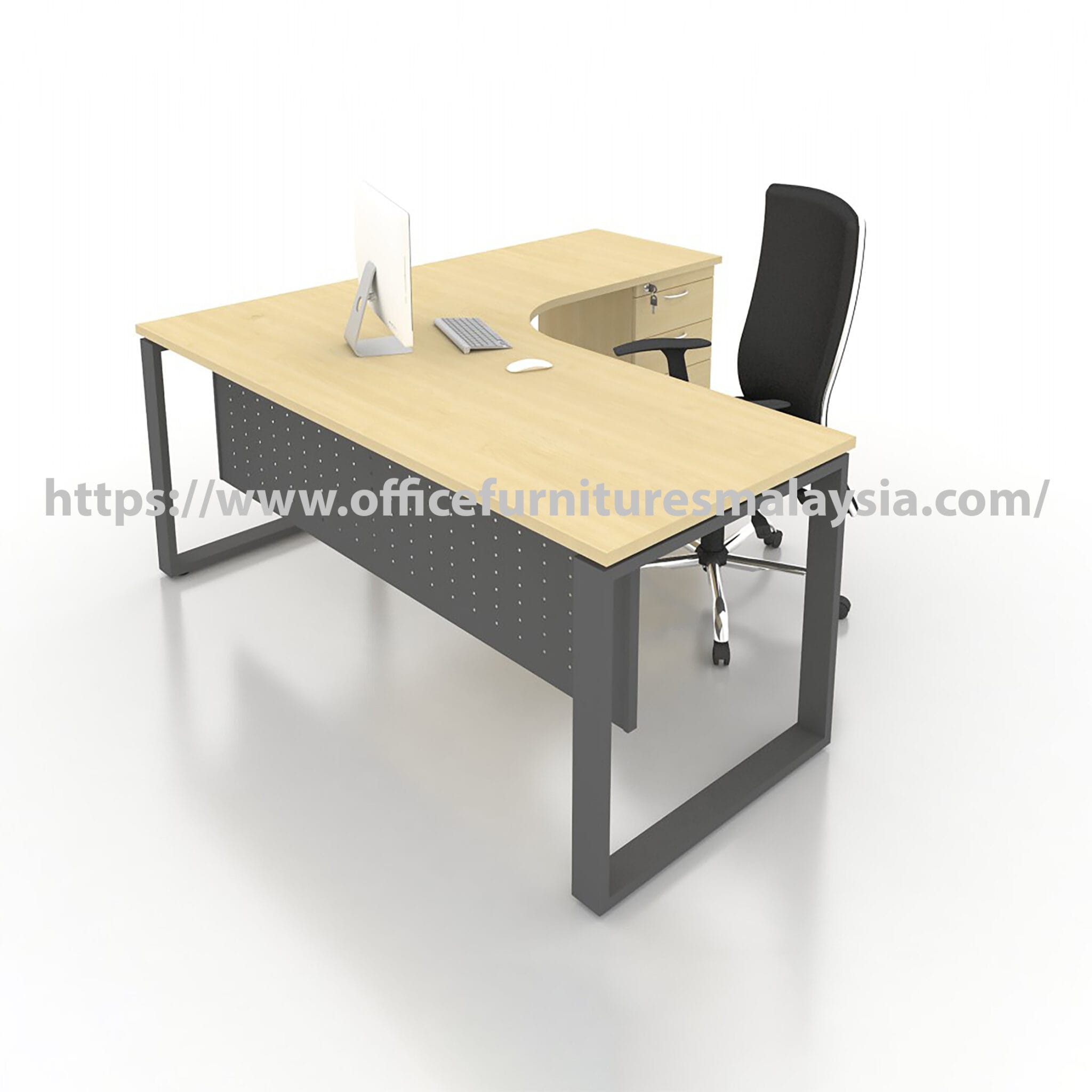 6 ft x 5 ft Office L Shaped Table with Drawer SLD1815 | Office ...