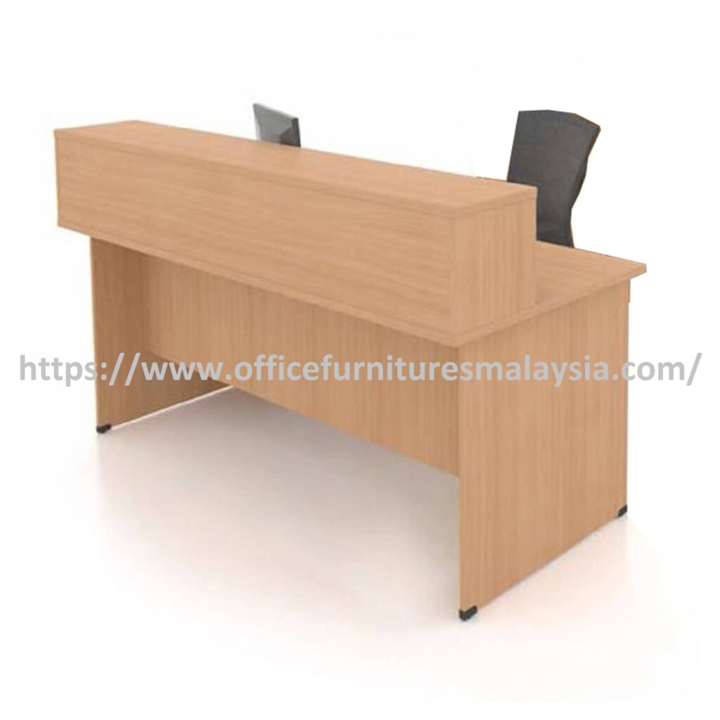 4 ft Casual Rectangular Reception Counter & Drawer OFFXE1270FOD ...