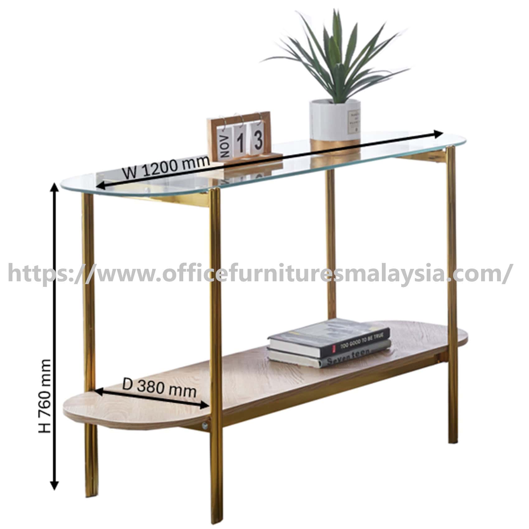 4 ft Panegyric Console Table OF2EK437124 | Office Furnitures Malaysia