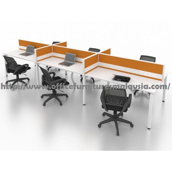 6 ft Office Modern Cubicle Partition 6 Table Set OFMN61875 | Office ...