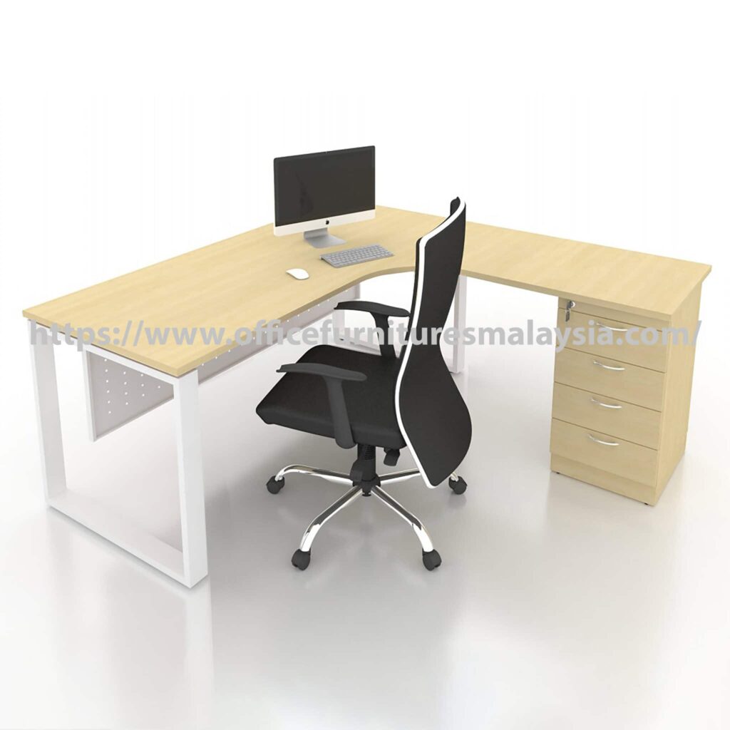 5 ft x 5 ft Office L Shaped Table with Drawer SLD1515 | Office ...