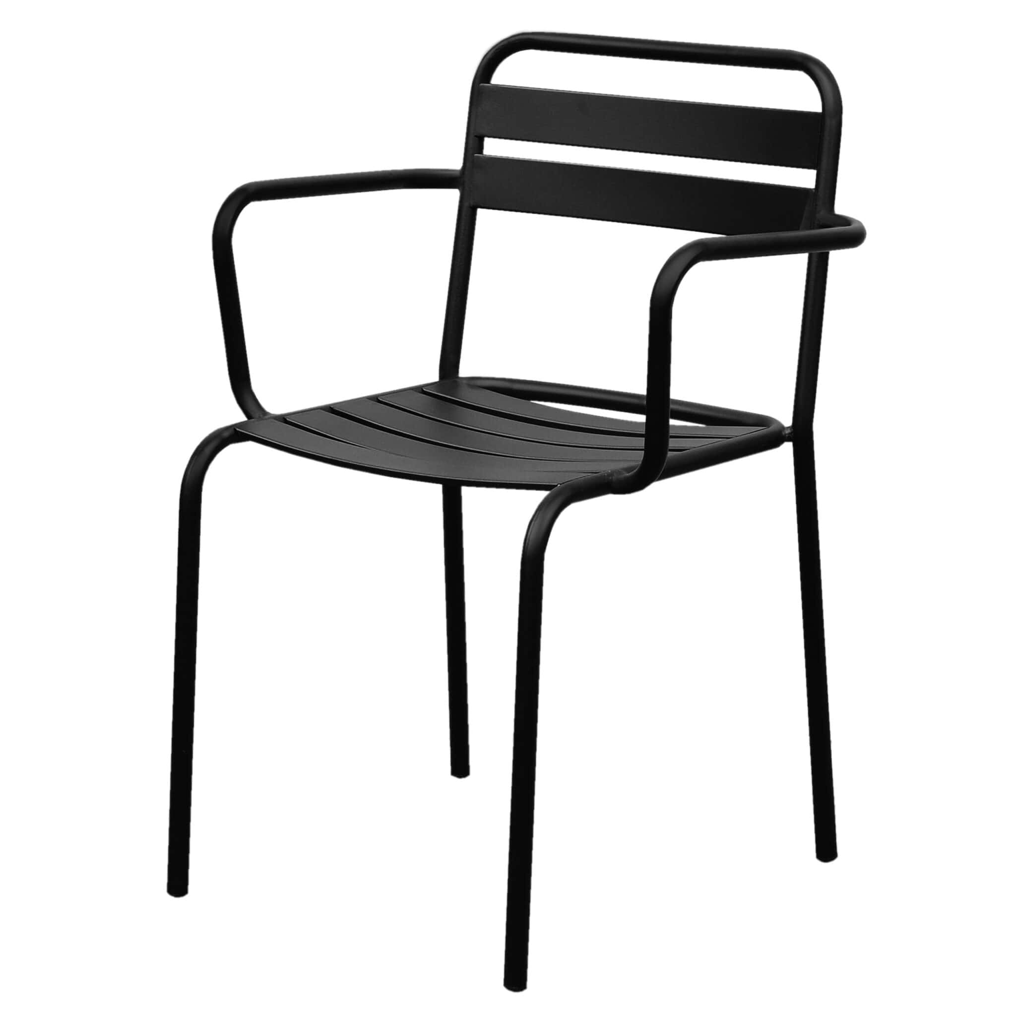 Simple Design Steel Chair With Armrest OFSTC100134 | Office Furnitures ...