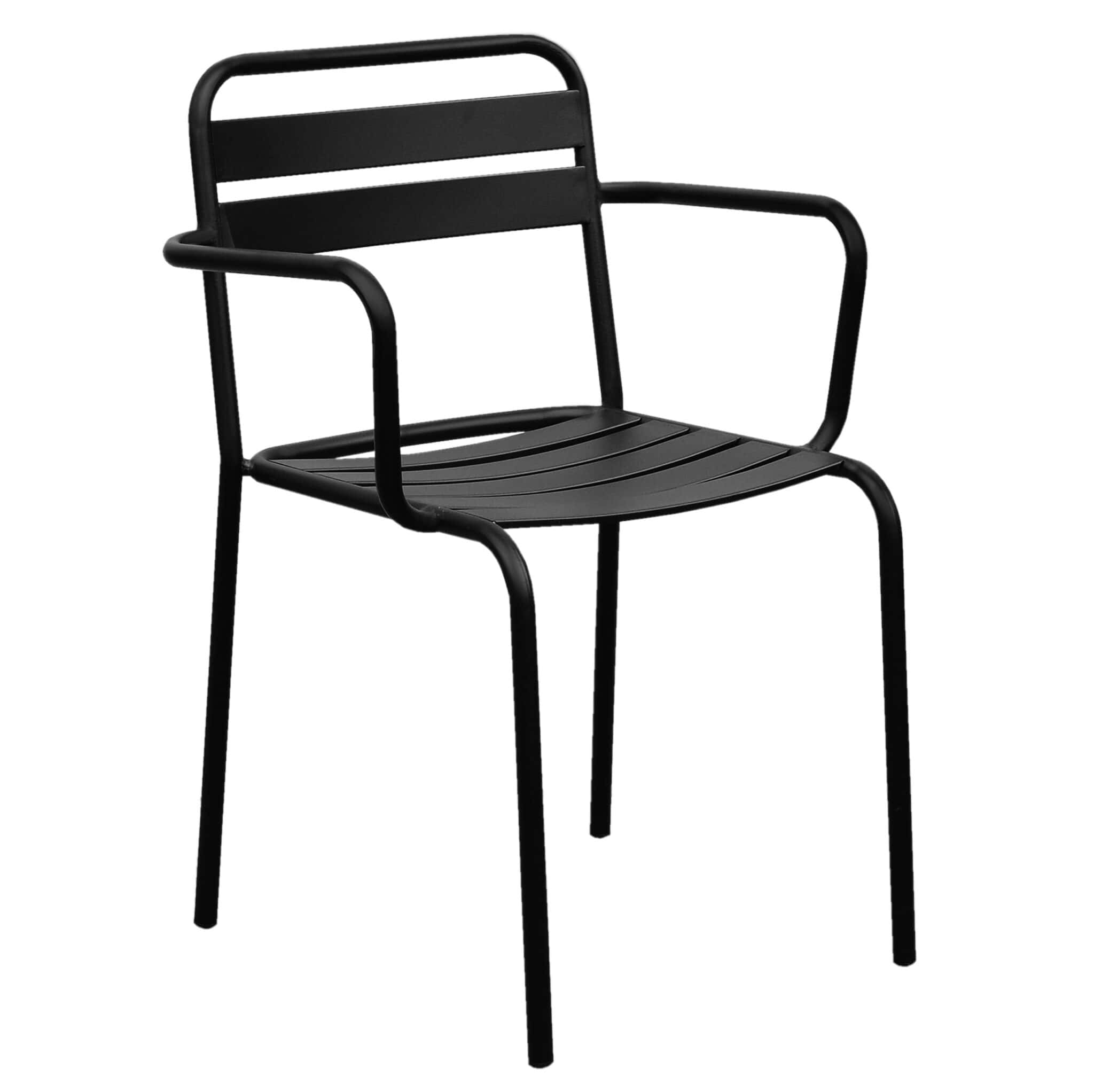 Simple Design Steel Chair With Armrest OFSTC100134 | Office Furnitures ...