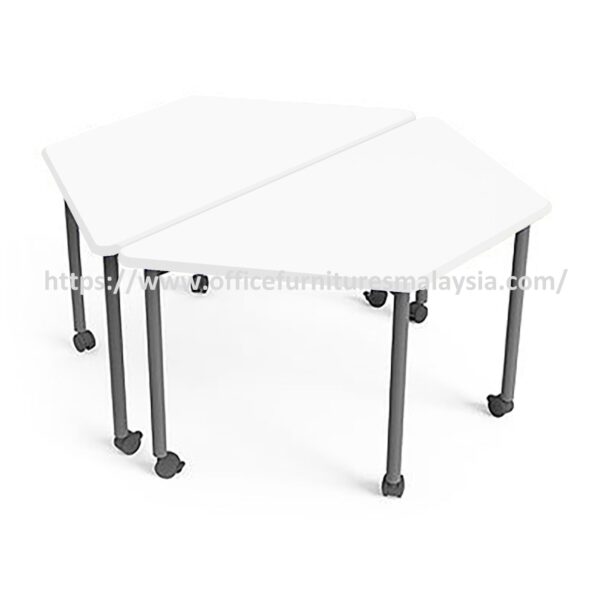 4.67ft Artful Movable Trapezium Table OFSRL1414SET | Office Furnitures ...