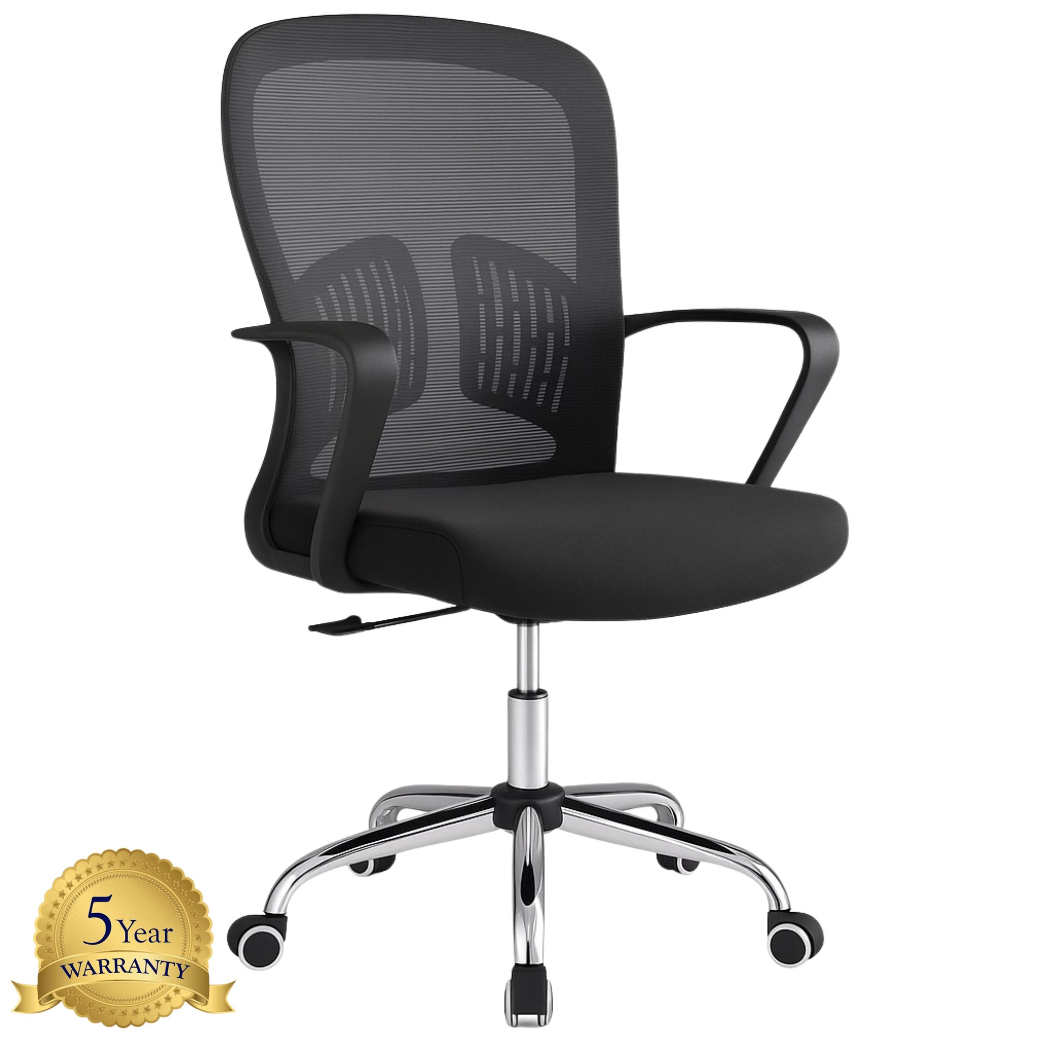 Gaze Modern Mediumback Mesh Chair Chrome Leg OFCI3014BC | Office ...