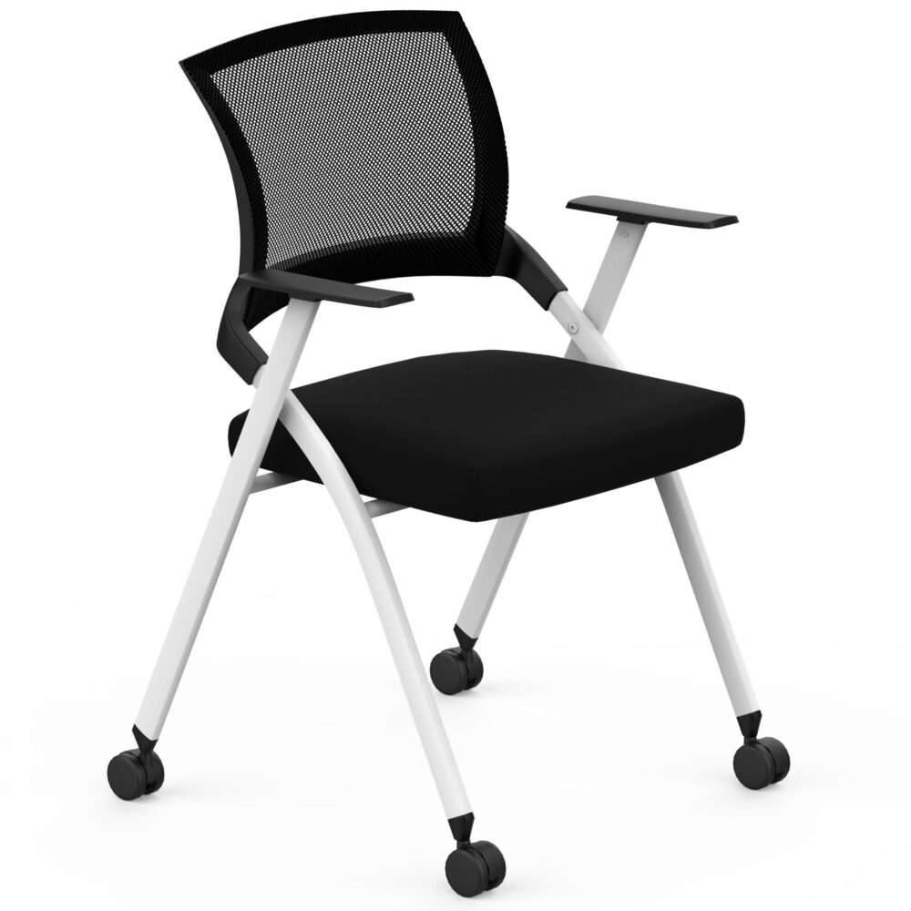 Mobile Foldable Training Mesh Chair OFVTYC1 | Office Furnitures Malaysia
