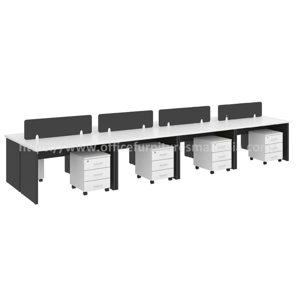 4 ft Compact Budget 8 Seater Workstation OFSR10001-8 | Office ...